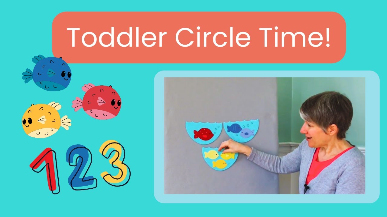 Toddler and Preschool Circle Time Counting Rhyme: 1 Fish, 2 Fish, 3 ...