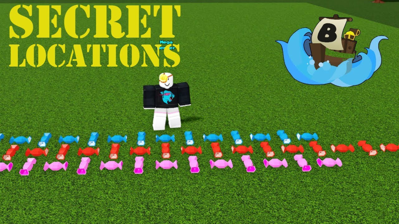 Secret Candy Locations: Build a Boat for Treasure [ Roblox ] - YouTube