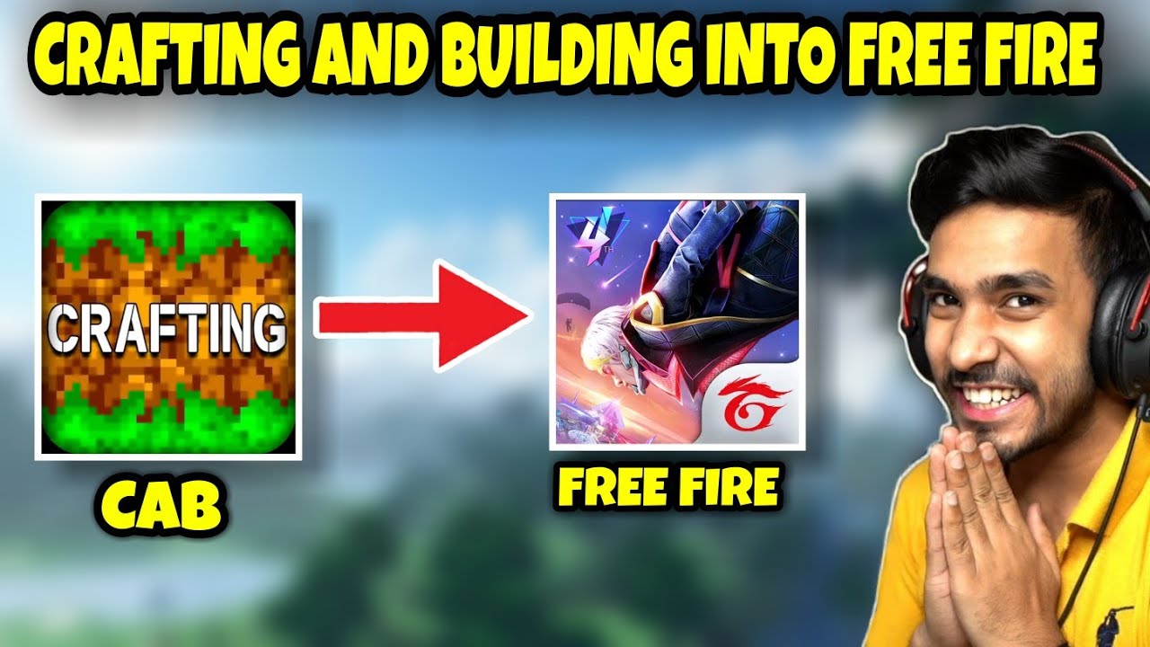 How To Convert Crafting And Building Into Free Fire | 100% Working ...