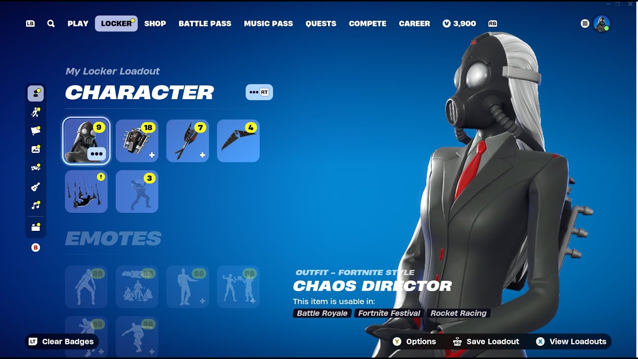 Fortnite | Battle Pass Reward Unlock | Page 1 | Chaos Director Outfit ...