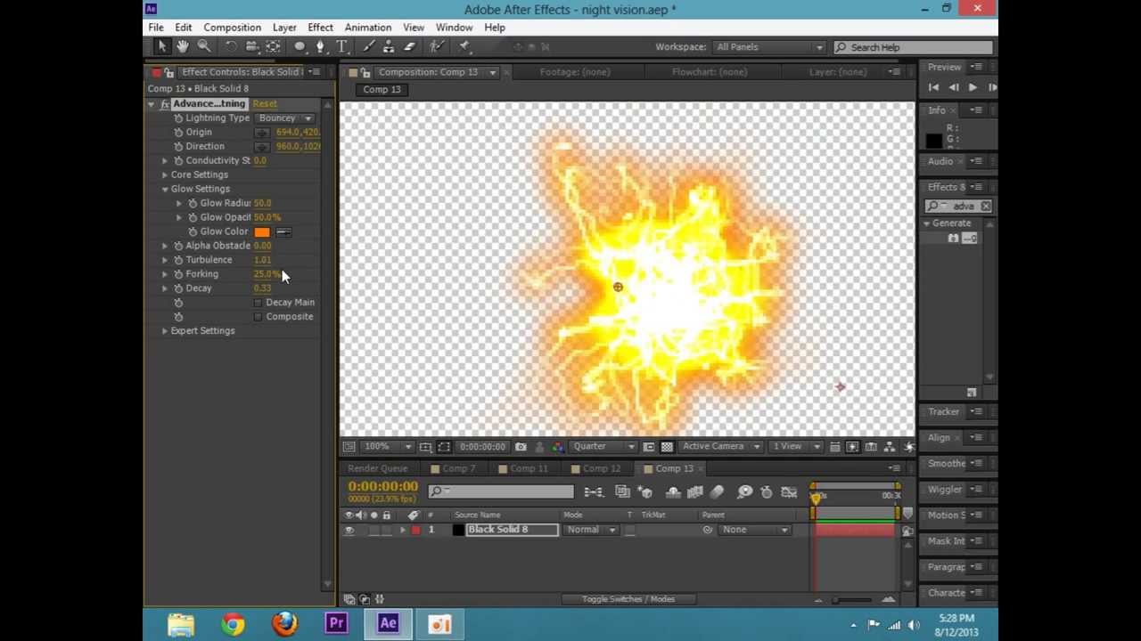 ULearn FX- How to make a basic spark in AE! - YouTube