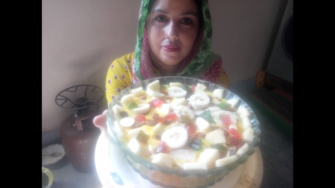 Fruit Custard with Mango | Yammi Mango custard | Pakistani Mango ...
