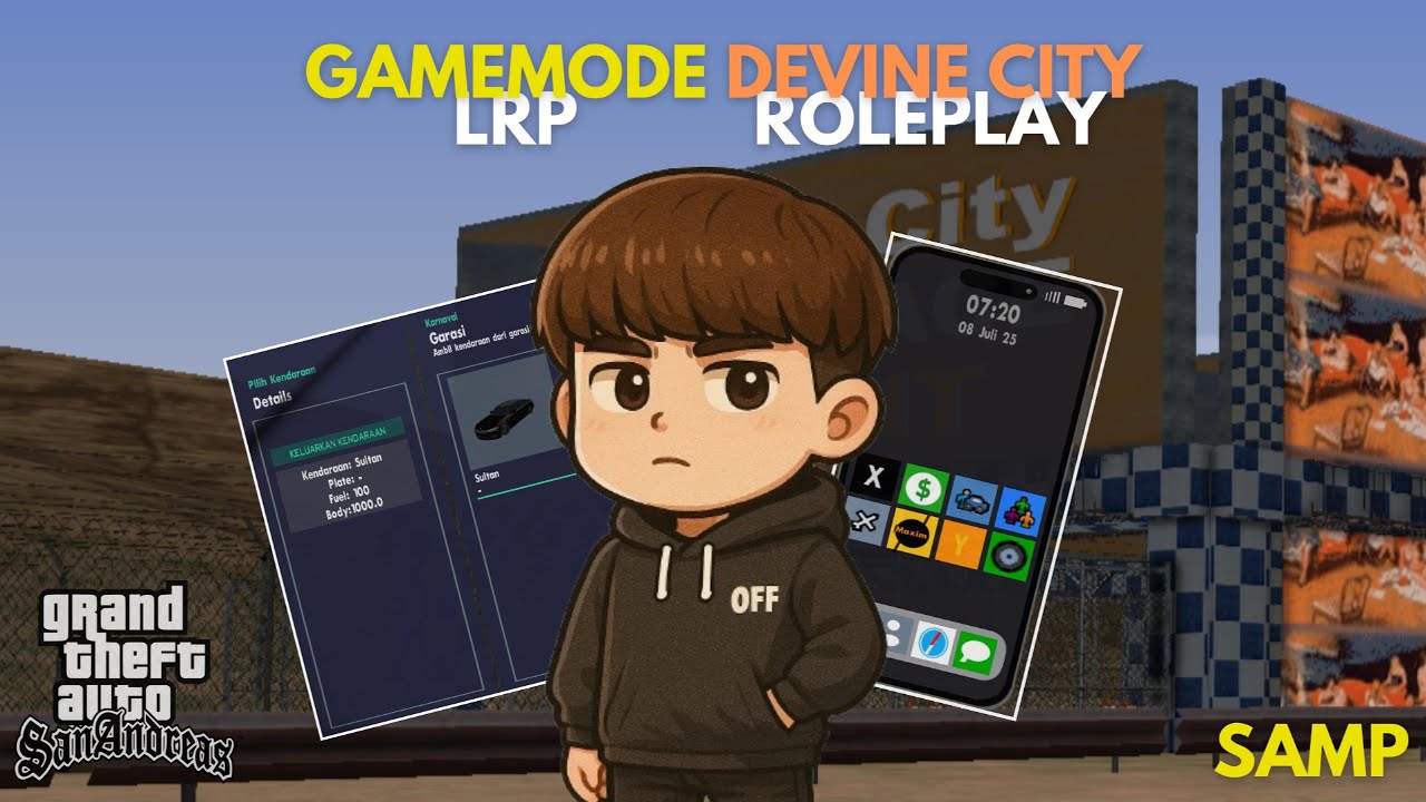 SHARE GAMEMODE DEVINE CITY | BASIC LRP | SUPPORT ALL HOST | GTA SAMP - YouTube