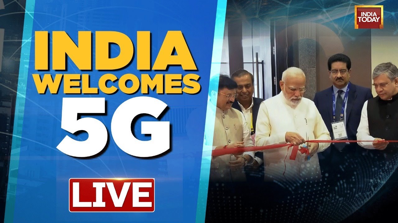 PM Modi LIVE: PM Modi Launches 5G In India | PM Modi Live Today | 5G ...