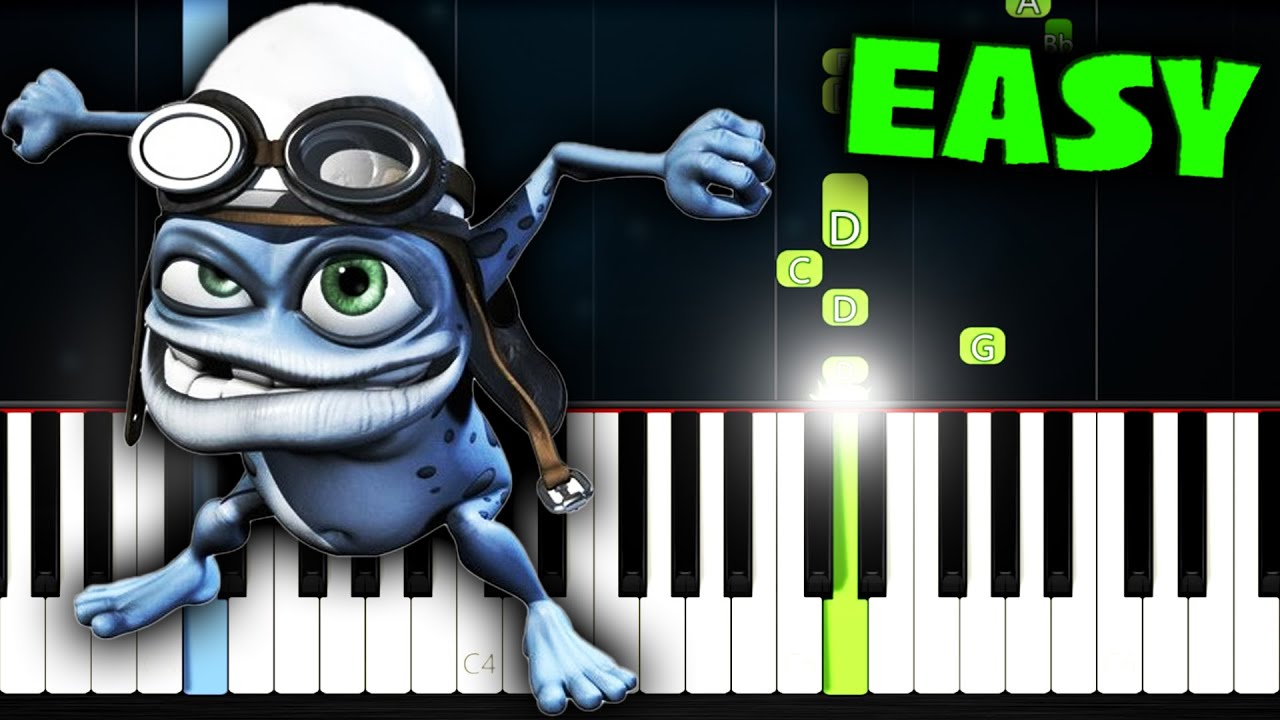 Crazy Frog - Axel F - EASY Piano Tutorial - YouTube