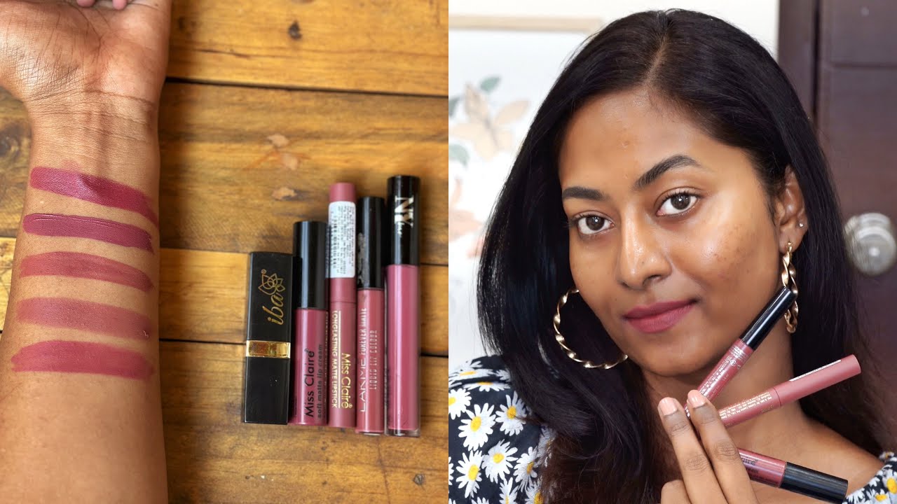 Top 5 Affordable Pink Nude Lipsticks For Brown Dusky Skintone On Bare