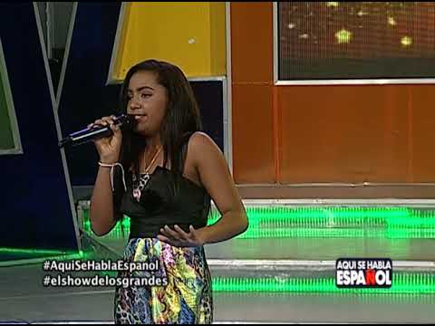 QUE VOZ!! La niña Aylin Rodriguez le canta a Dios en EL SHOW DE LOS ...