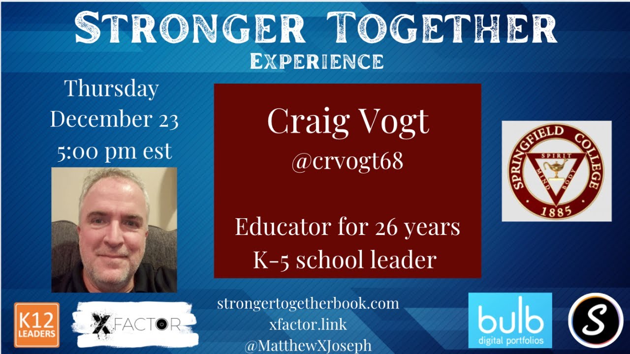 Stronger Together with Craig Vogt - YouTube