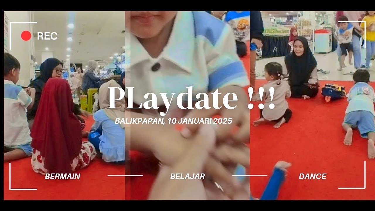 Keseruan kelas playdate hari ini | Bermain sambil belajar | Dance - YouTube