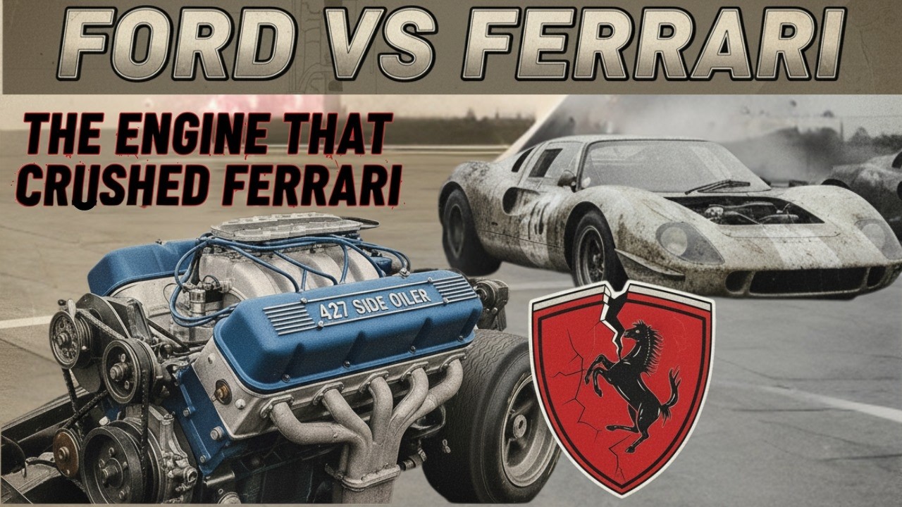 Ford's Secret Engine That BEAT Ferrari at Le Mans 1966 - YouTube