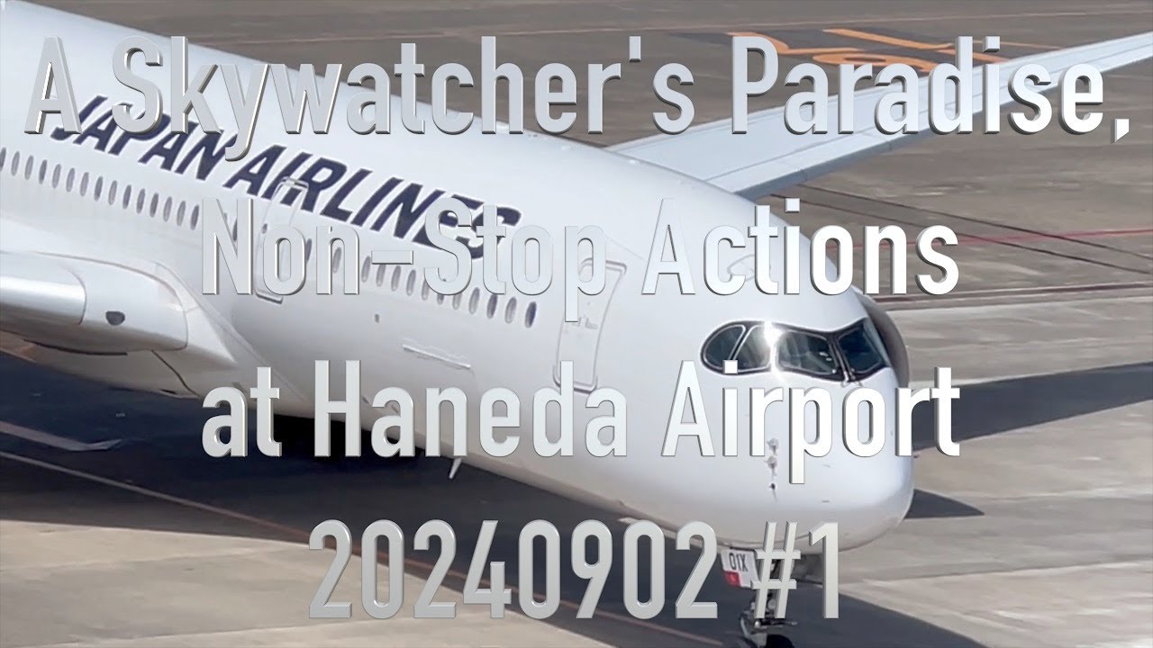A Skywatcher's Paradise, Non-Stop Actions at Haneda Airport 20240902 #1 ...