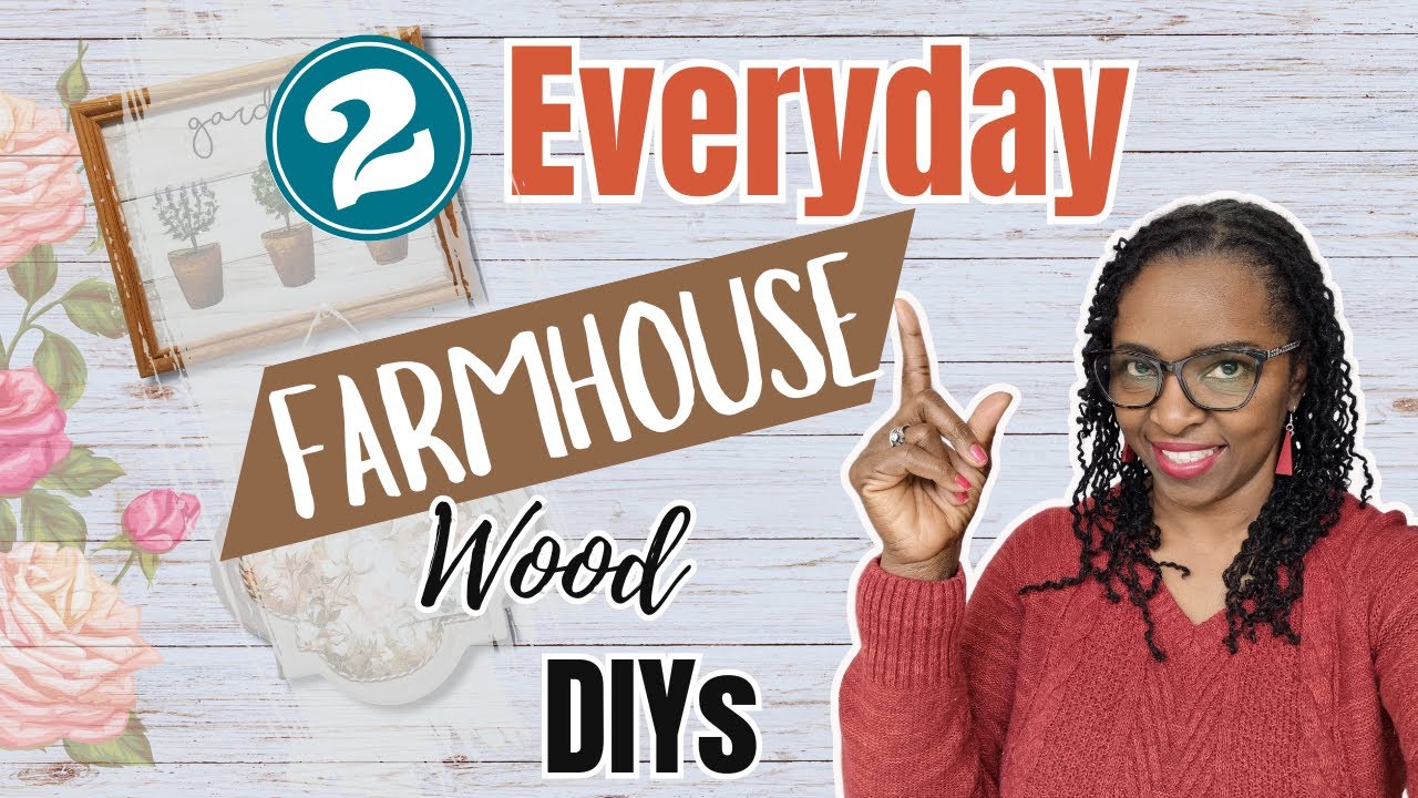 2 EASY WOOD EVERYDAY DECOR DIYs | What Wood You Make Challenge - YouTube