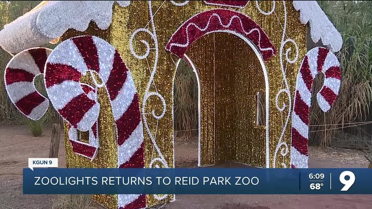 Reid Park Zoo kicks off Zoo Lights: Holiday Magic - YouTube