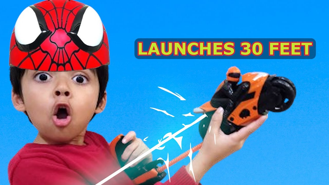 Super Street Bike Racer & High Speed Launcher | Toy Review - YouTube