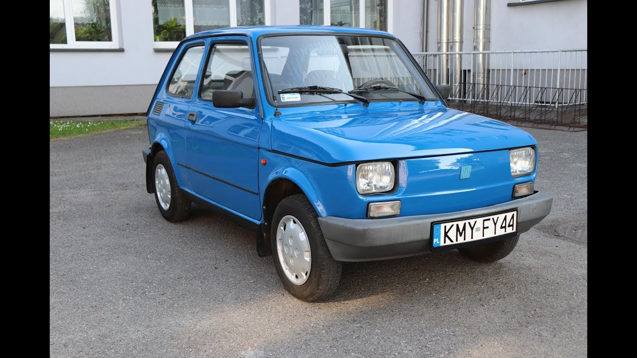 Fiat 126p 1996 - Odpalanie, prezentacja / SZAFRAN Inwestycje - YouTube