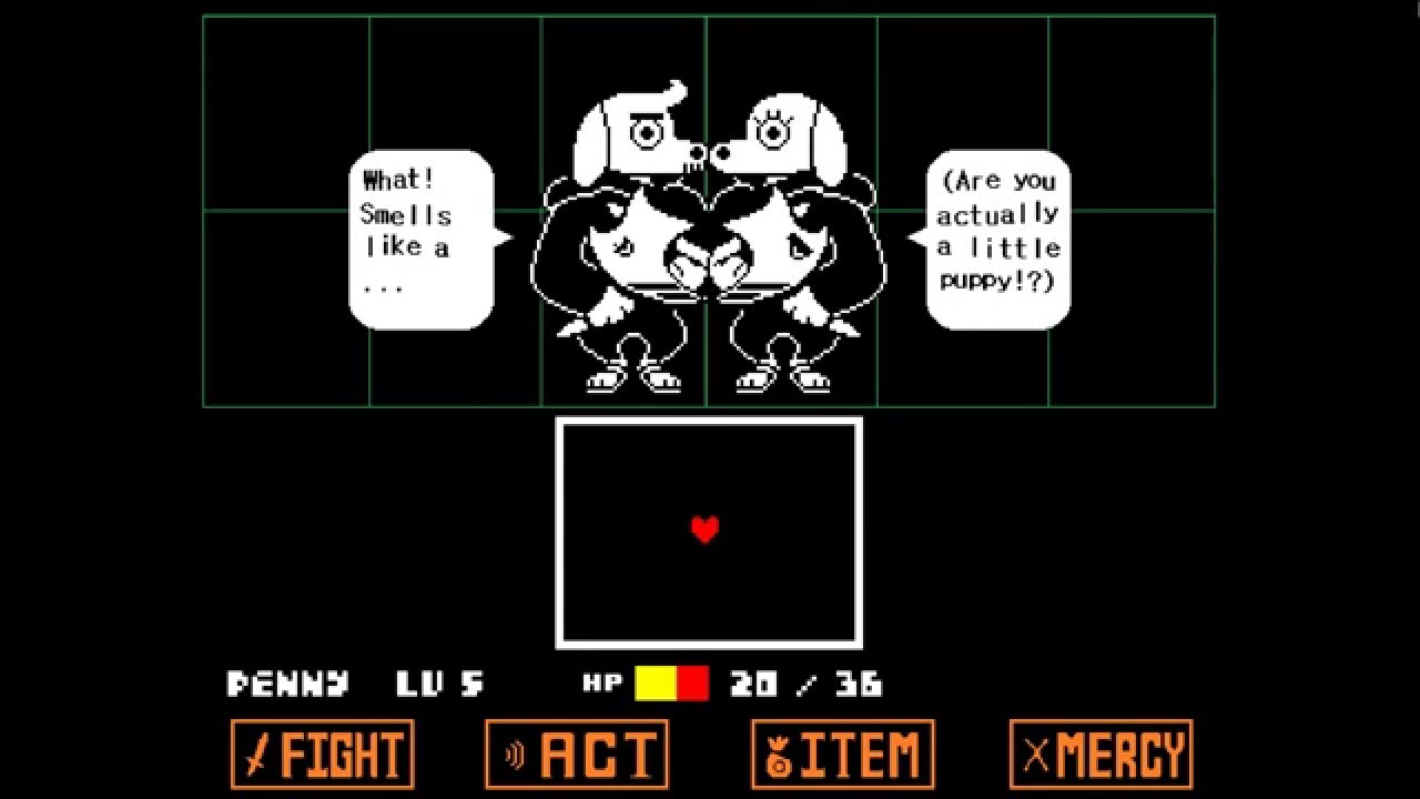 Undertale - Dogamy & Dogaressa Boss Battle - YouTube