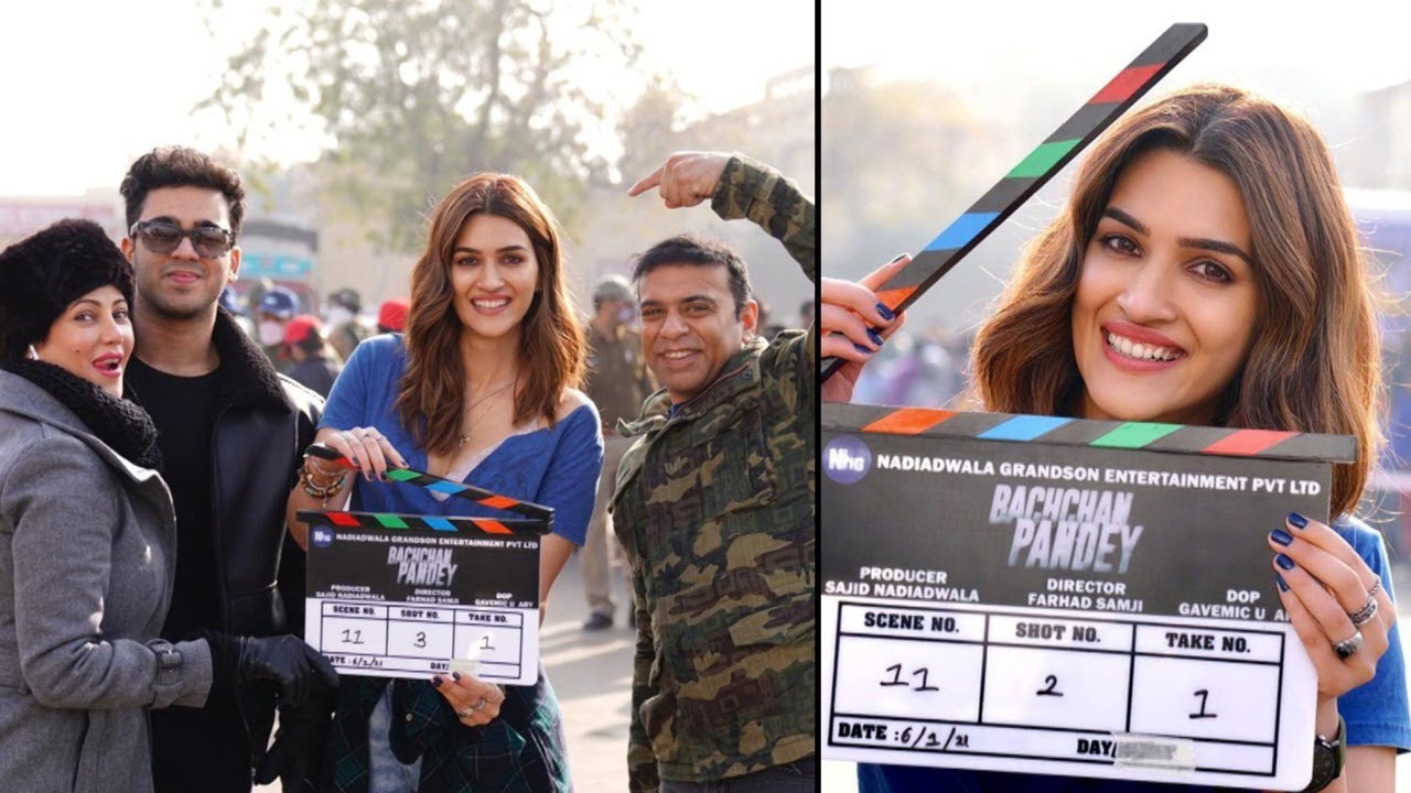 Kriti Sanon Starts Shooting Of Bachchan Pandey With Akshay Kumar ...