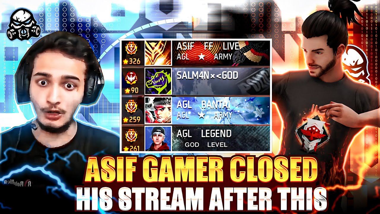 Asif Gamer Closed His Stream After This 😂 Asif Gamer Abused Pro Nation ...