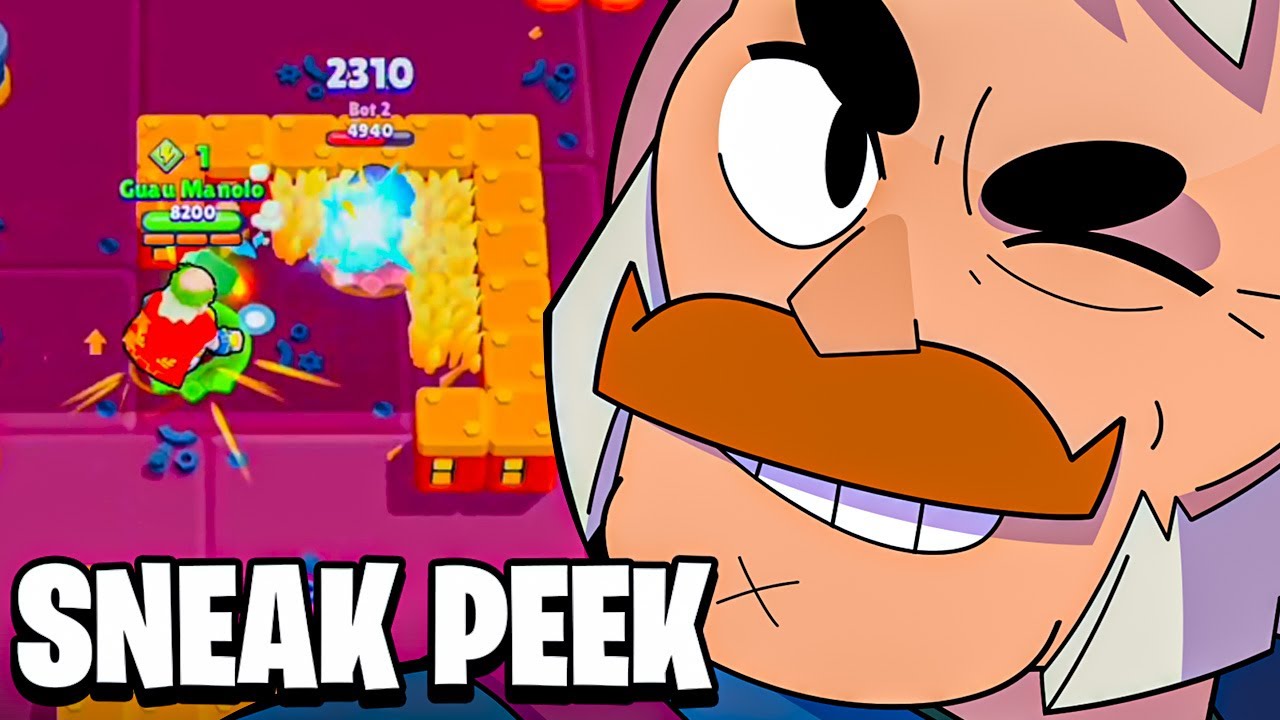 SNEAK PEEK: NUEVO BRAWLER SAM "EL MEJOR TANKE DE LA HISTORIA" - YouTube