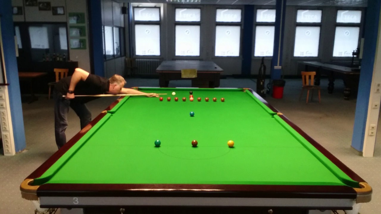 Snooker Training - T-Lineup - YouTube