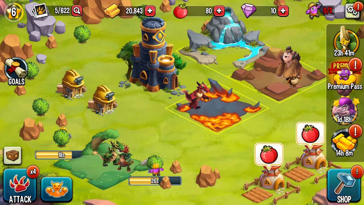 A Weird Monkey - Monster Legends Gameplay - Best Mobile Games - YouTube