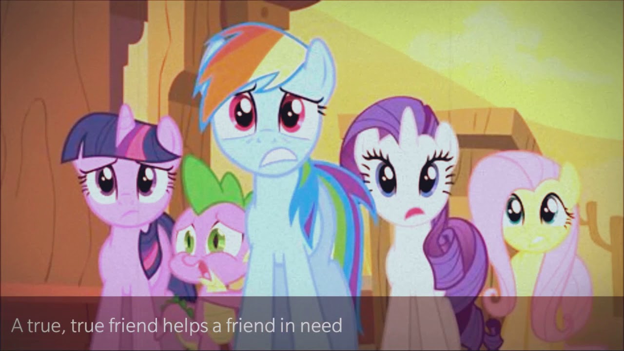 A True, True Friend - My Little Pony (MLP): Friendship is Magic (Lyrics ...