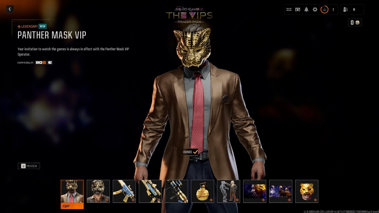 SQUID GAME - THE VIPS - TRACER PACK - STORE VIEW - SEASON 2 RELOADED ...