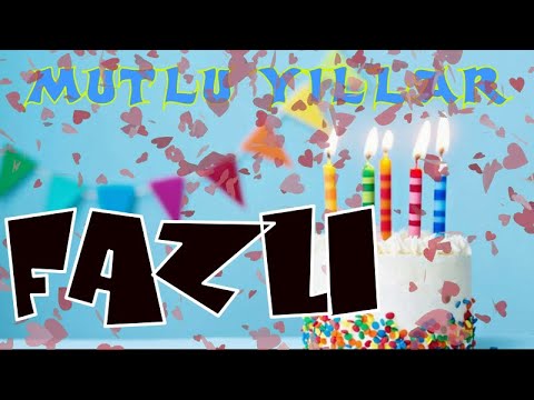 İyi ki doğdun Mutlu yıllar FAZLI | Happy birthday to you | İsme özel doğum günü şarkınız
