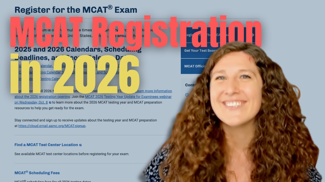 How to Register for the MCAT in 2026 - YouTube