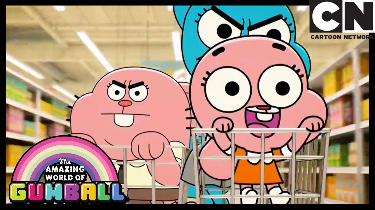 Mall wars | The Line | Gumball | Cartoon Network - YouTube