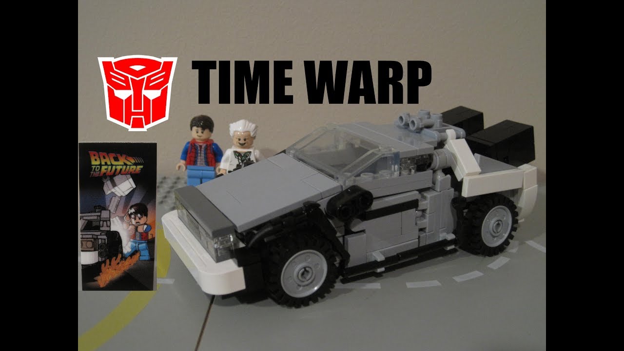 LEGO Transformers Time Warp (Back to the Future Delorean) - YouTube