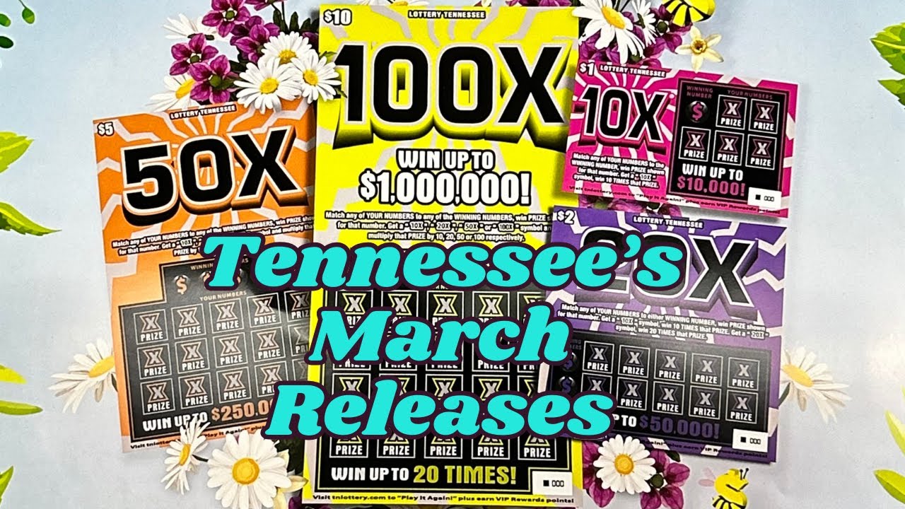 Sneak Peek at Tennessee Lottery's New Scratchers for March - YouTube