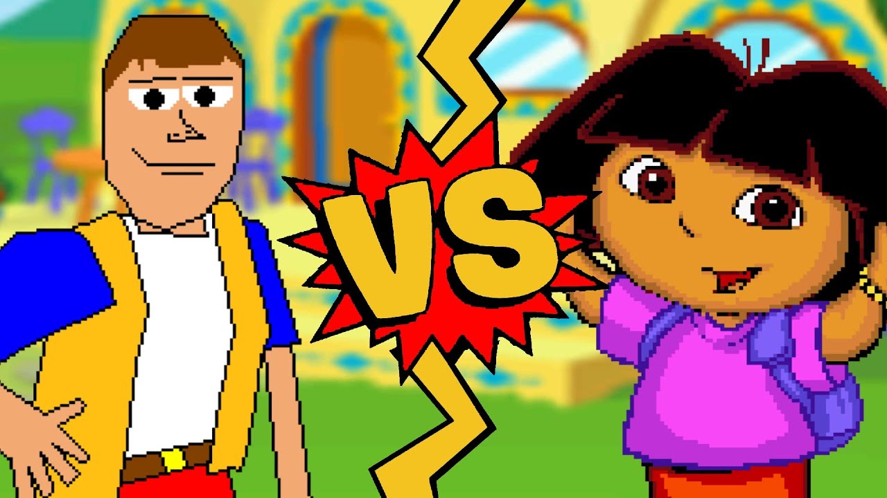 M.U.G.E.N Battles | Dee Bee Kaw vs Dora the Explorer - YouTube