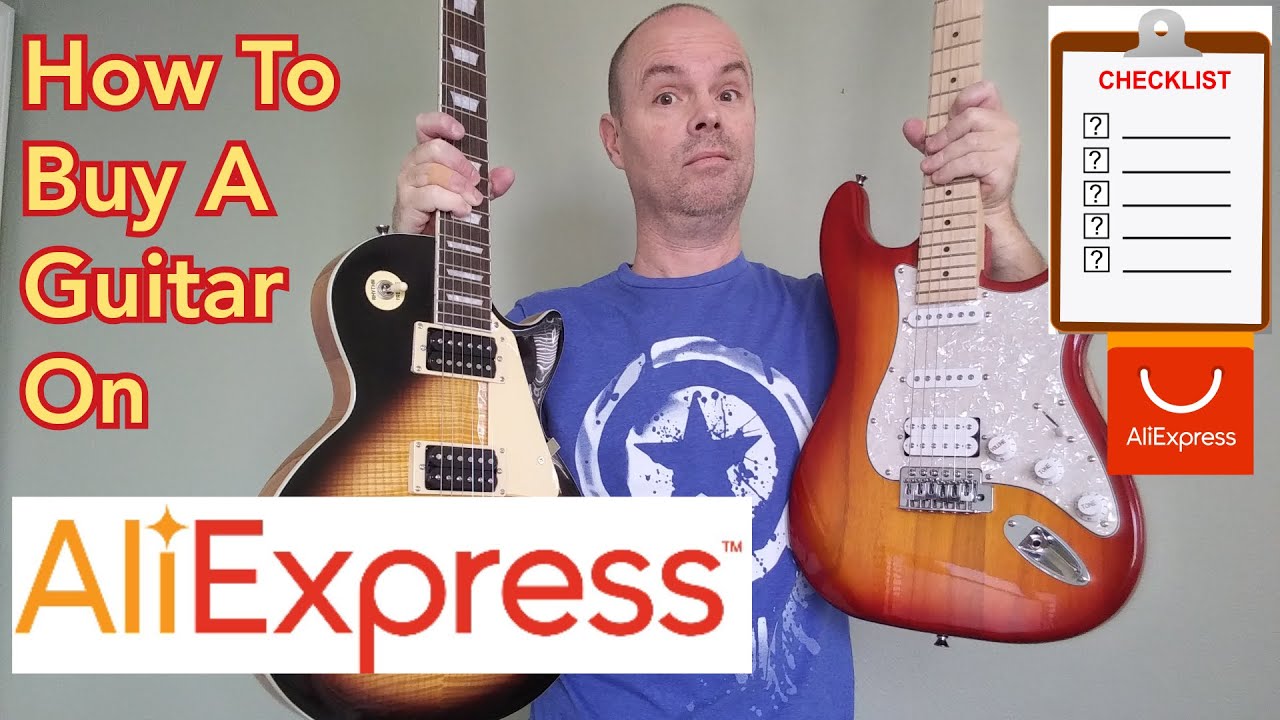 How To Buy a Guitar Aliexpress SUBSCRIBE Guitar Giveaway 2000 Subs # ...