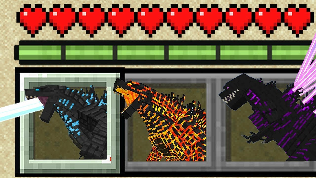 Minecraft pe godzilla mod download 1.21 | godzilla addon - YouTube