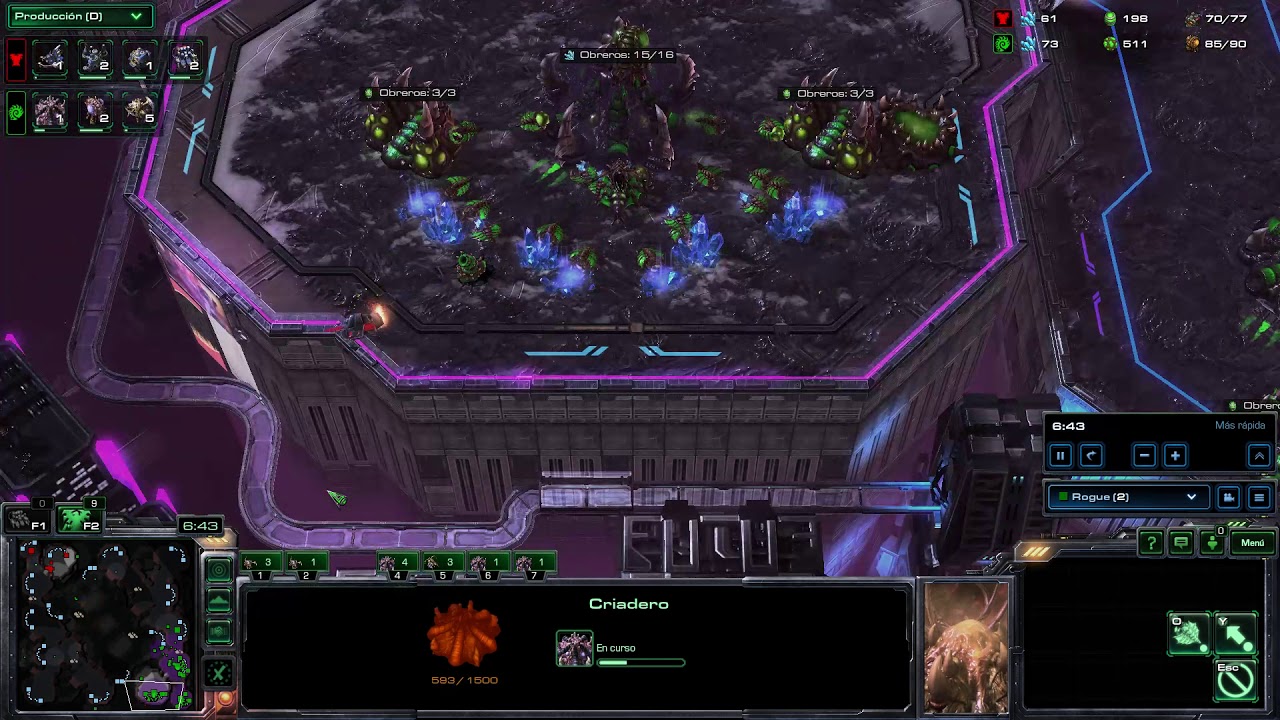 Escuela SC2 - Rogue (Z) vs TY (T) - StarCraft II - 2018/07/19 - YouTube