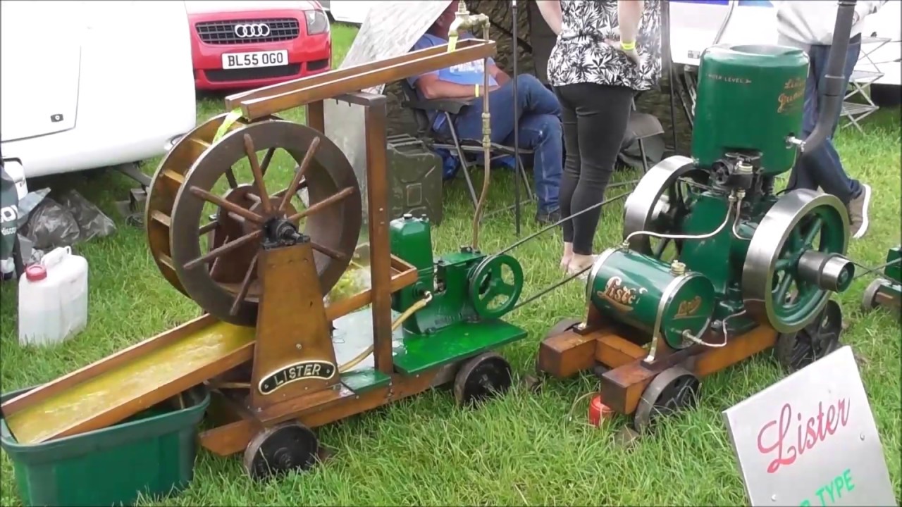Smallwood Vintage Rally 2019 - Stationary Engines - YouTube
