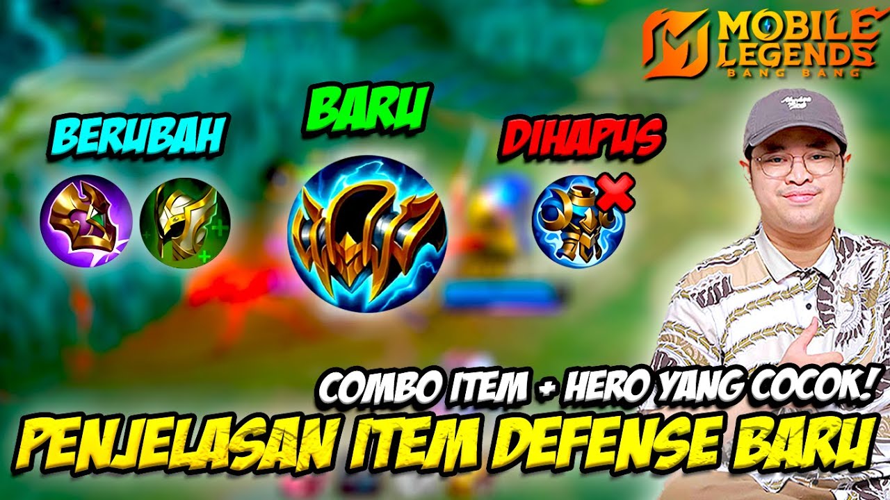 PENJELASAN ITEM DEFENSE BARU + PERUBAHAN ITEM DEFENSE MOBILE LEGENDS ITEM CHASTISE PAULDRON MLBB ...