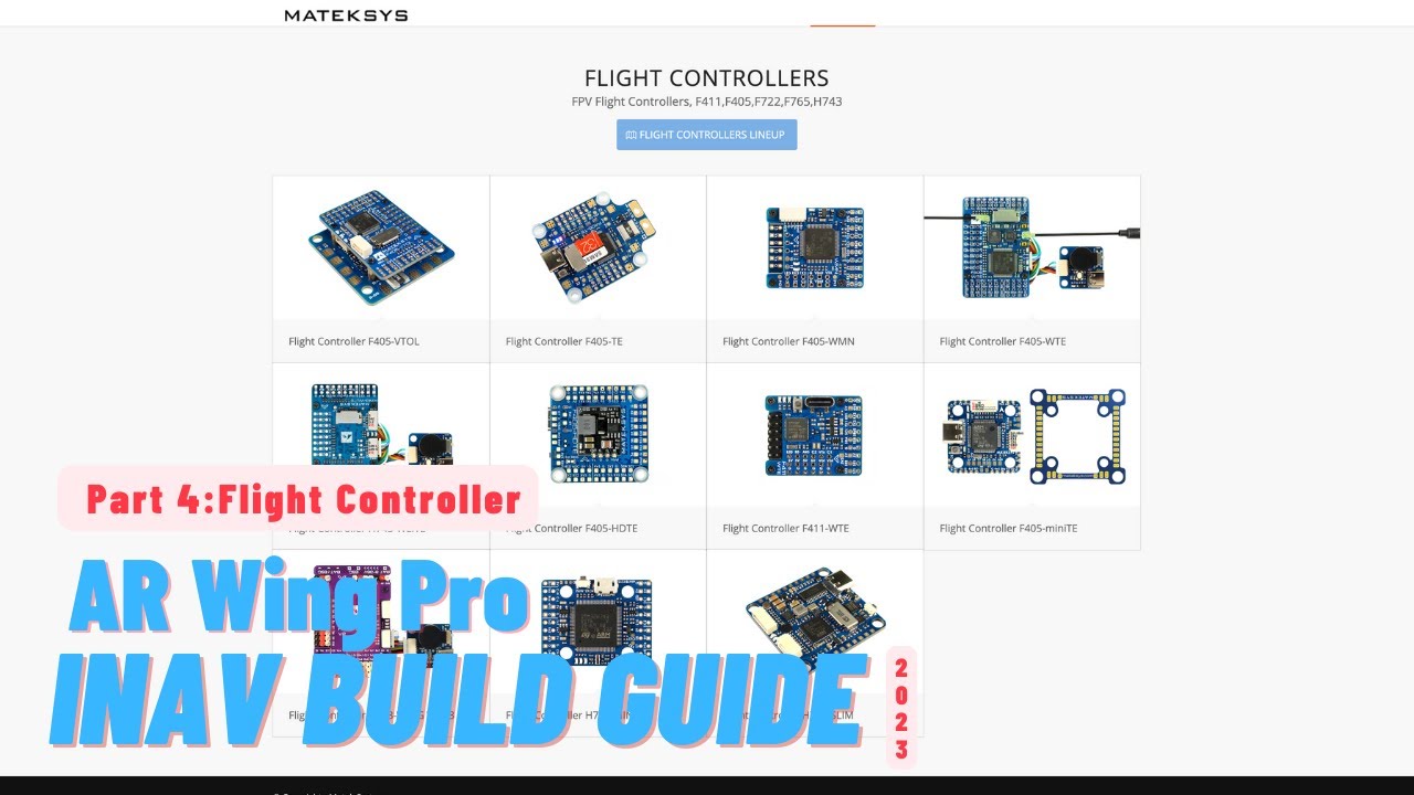 AR Wing Pro Build Part 4: Choosing a flight controller for a flying ...