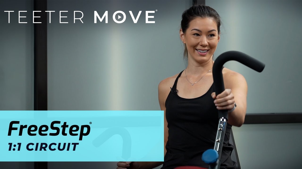 10 Min 1:1 Circuit Workout | FreeStep Cross Trainer | Teeter Move - YouTube