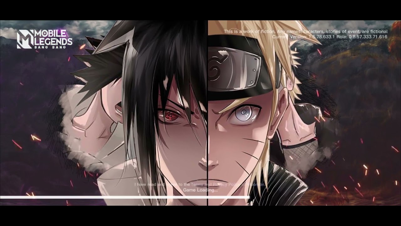 MLBB - NARUTO VS SASUKE LAST FIGHT / INTRO CUSTOM MOBILE LEGENDS VERSI ...