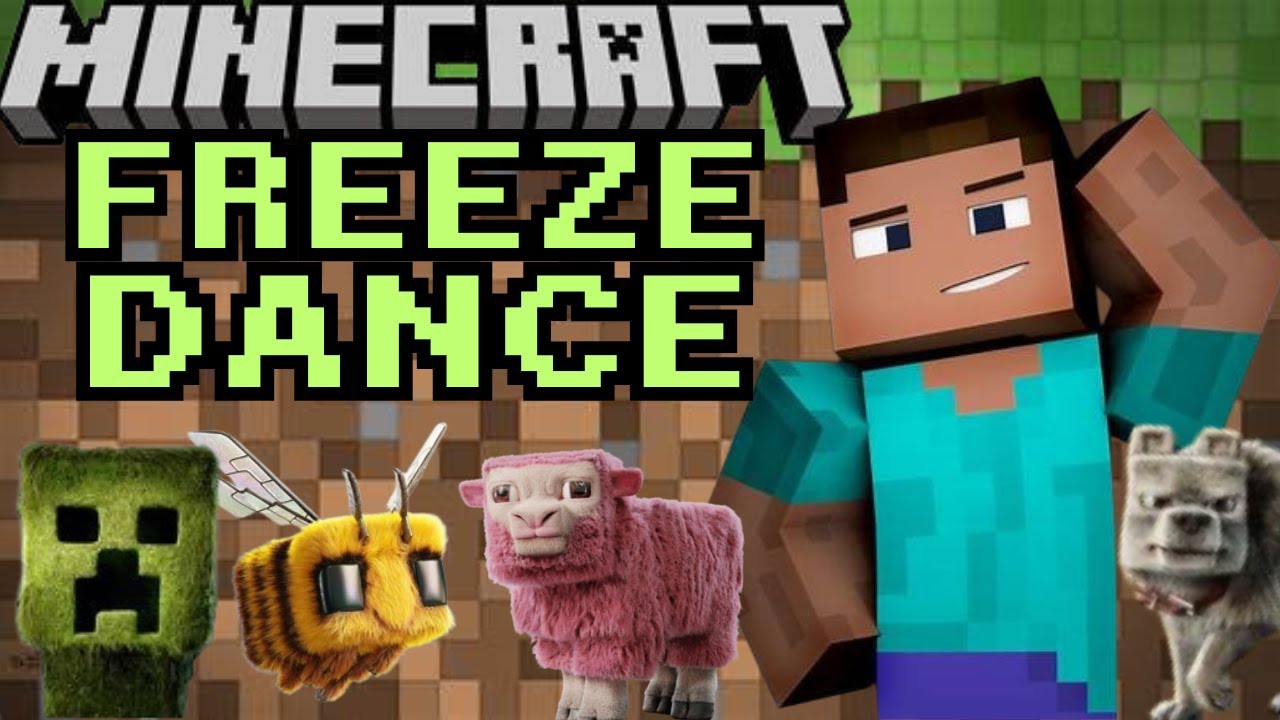 MINECRAFT FREEZE DANCE | Just Dance | danny go - YouTube