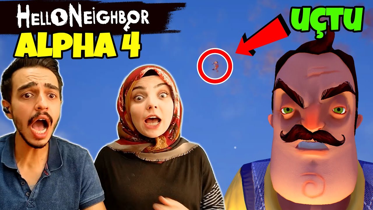 HELLO NEIGHBOR WİLSON UÇTU! | HELLO NEIGHBOR ALPHA 4 - YouTube