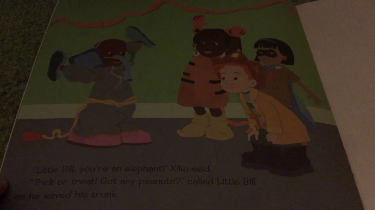 Little Bill at the Halloween Costume Hunt Read Aloud - YouTube