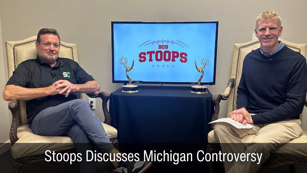 Coach Stoops discusses the Michigan controversy & if USC will lose again to UTAH? - YouTube