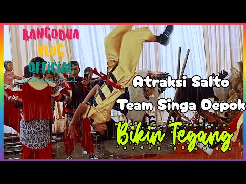 Atraksi Salto Bikin Tegang