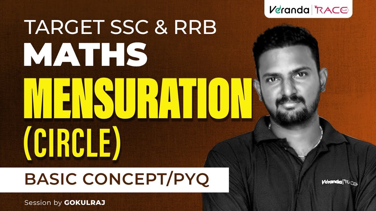 TARGET SSC & RRB | MATHS | MENSURATION | BASIC CONCEPT/PYQ | GOKUL RAJ ...