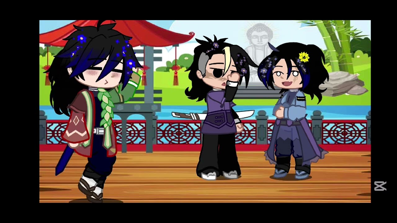 What if Giyu started talking more with demon slayers #gacha #anime ...