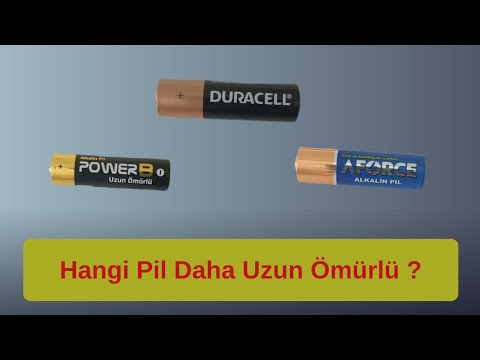 En İyi Alkalin Kalem Pil Hangisi - En İyi Pil Hangisi - Uzun Ömürlü Pil Hangisidir-ŞAŞIRACAKSINIZ !!