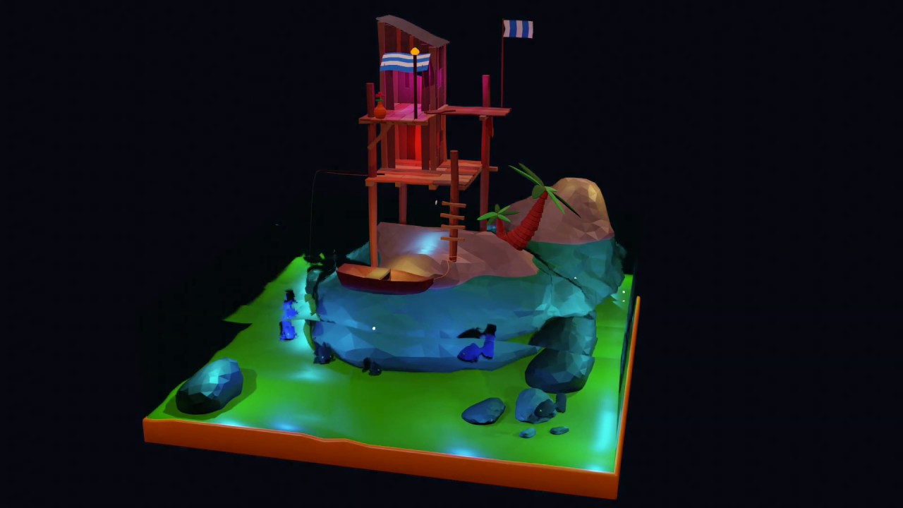 Animated Sea Shack - Blender 2.8 - YouTube